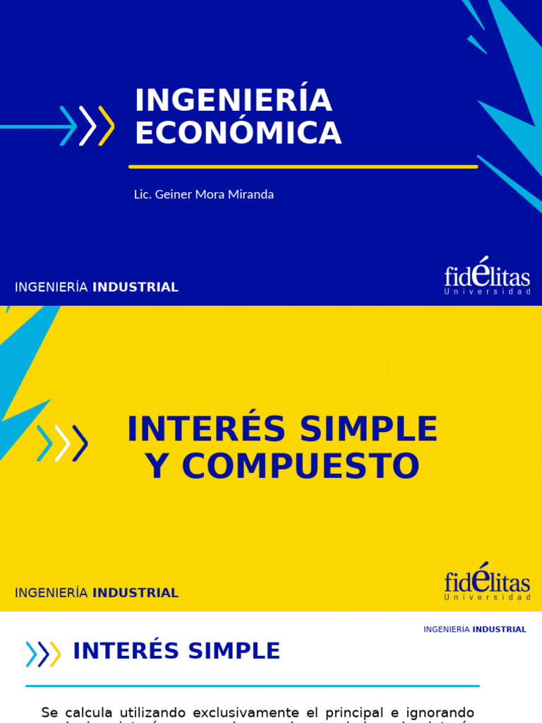 Interés Simple y Compuesto en Finanzas | PDF | Interés | Interés compuesto