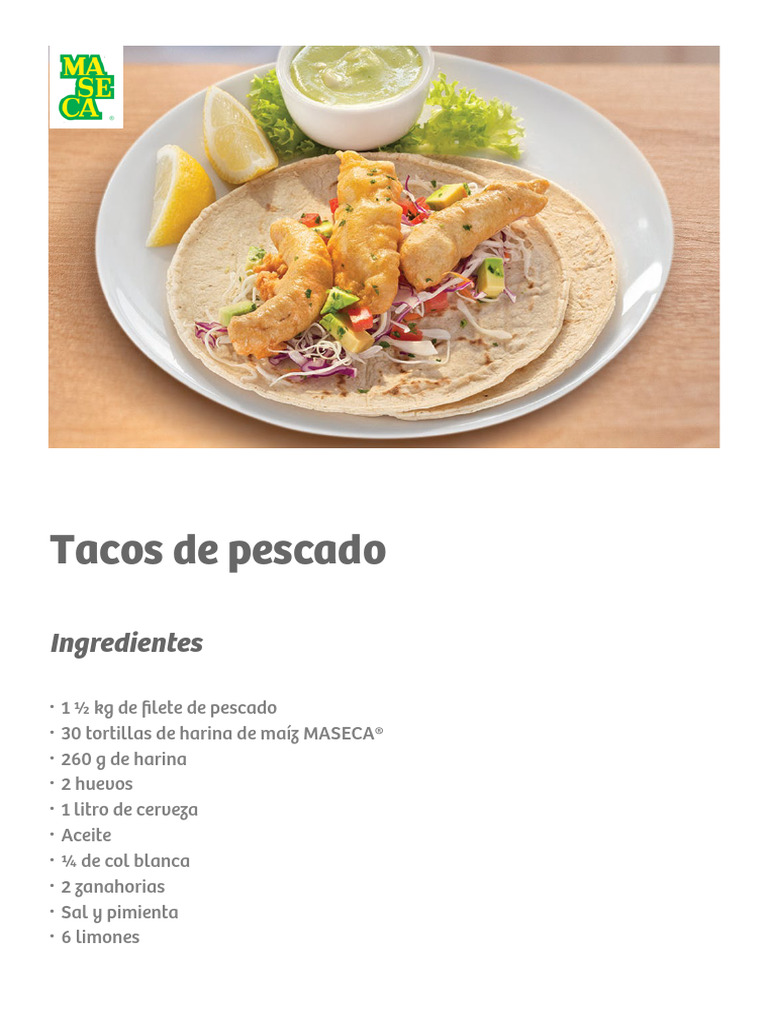 Tacos Pescado | PDF
