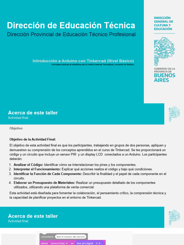 Actividad Lección N°3 - Tinkercad | PDF