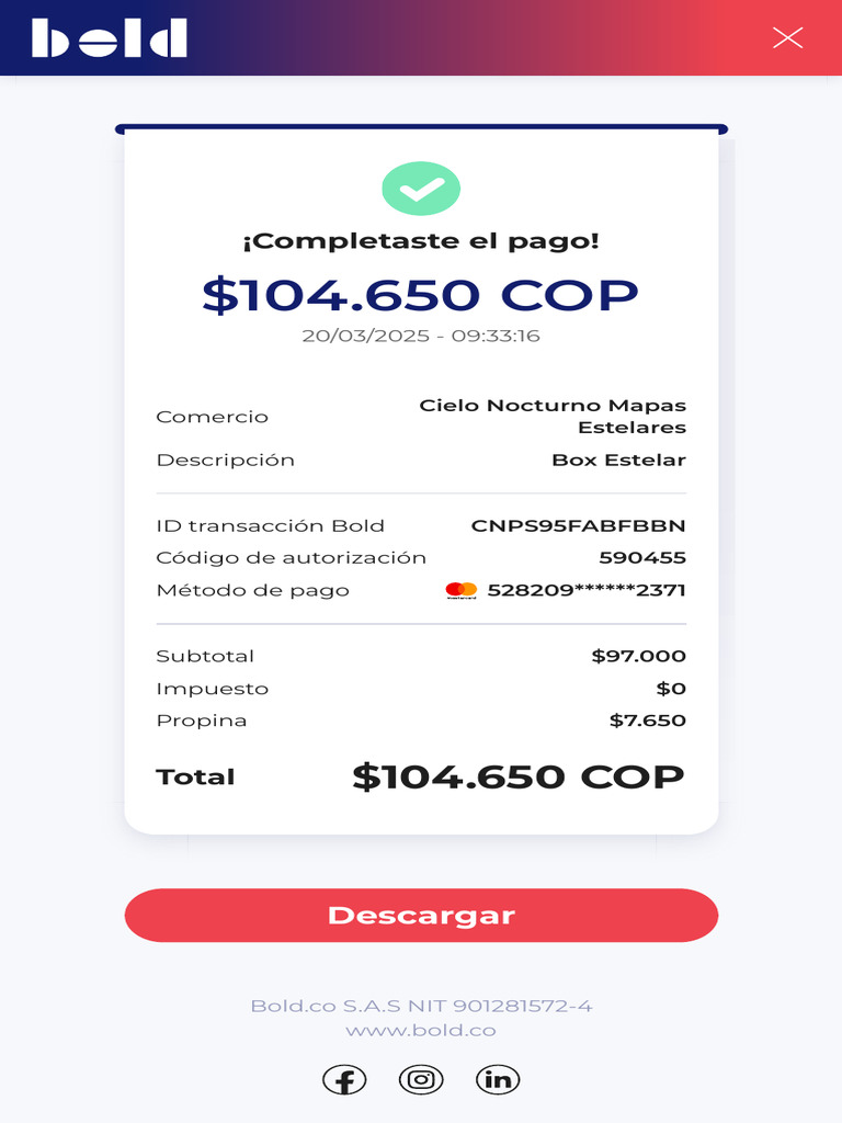 Completa Tu Compra Con El Link de Pago Bold | PDF