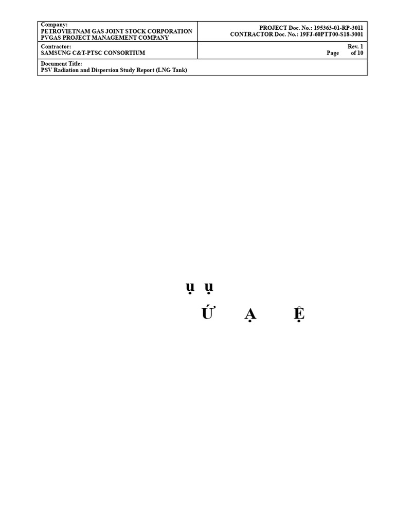 PSV LNG Tank Radiation Calculation For PSV 20101 - 211022 DICH TIENG ...