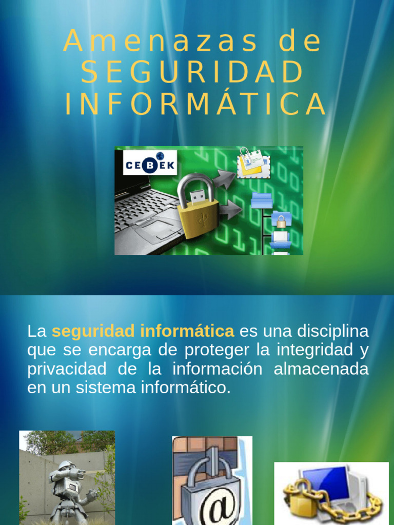 10 Amenazas de Seguridad-Informatica | PDF | Virus de computadora ...