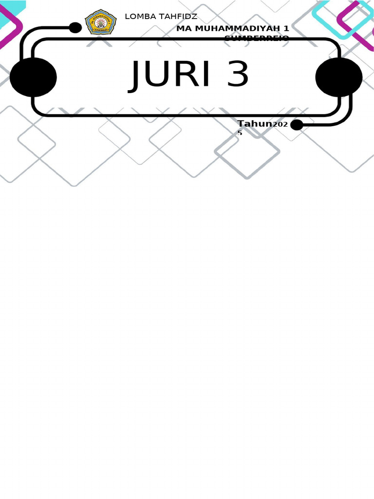 Tempelan Meja jURI | PDF