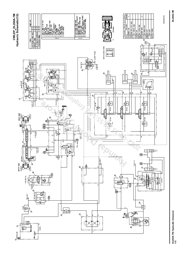 Dl200a-7m Hyd Circuit | PDF