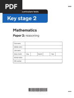 SATs 2024 Math Paper 3 | PDF | Mathematics