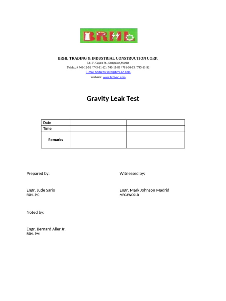 Handover Form | PDF