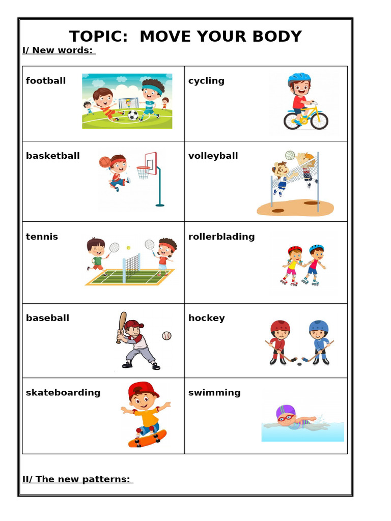 Sports Vocabulary and Phrases | PDF