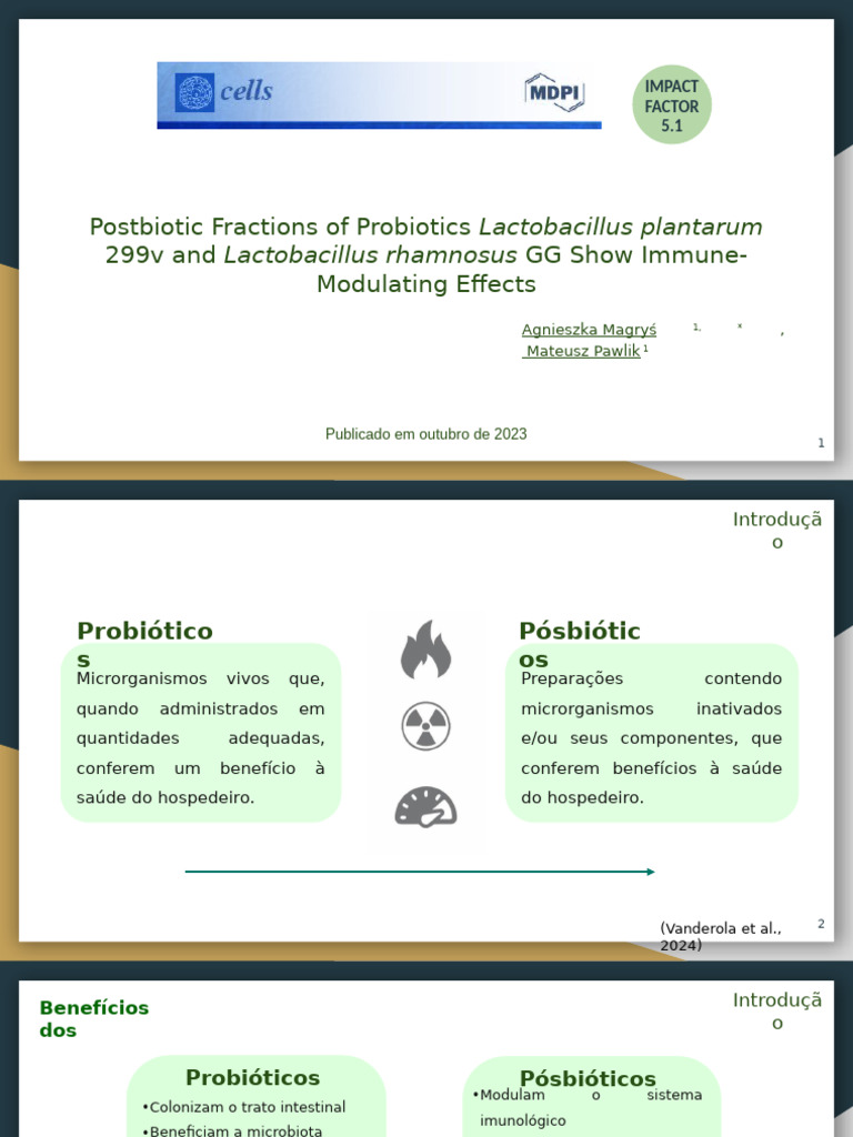 Método Pósbióticos 01 | PDF | Probiótico | Citocina