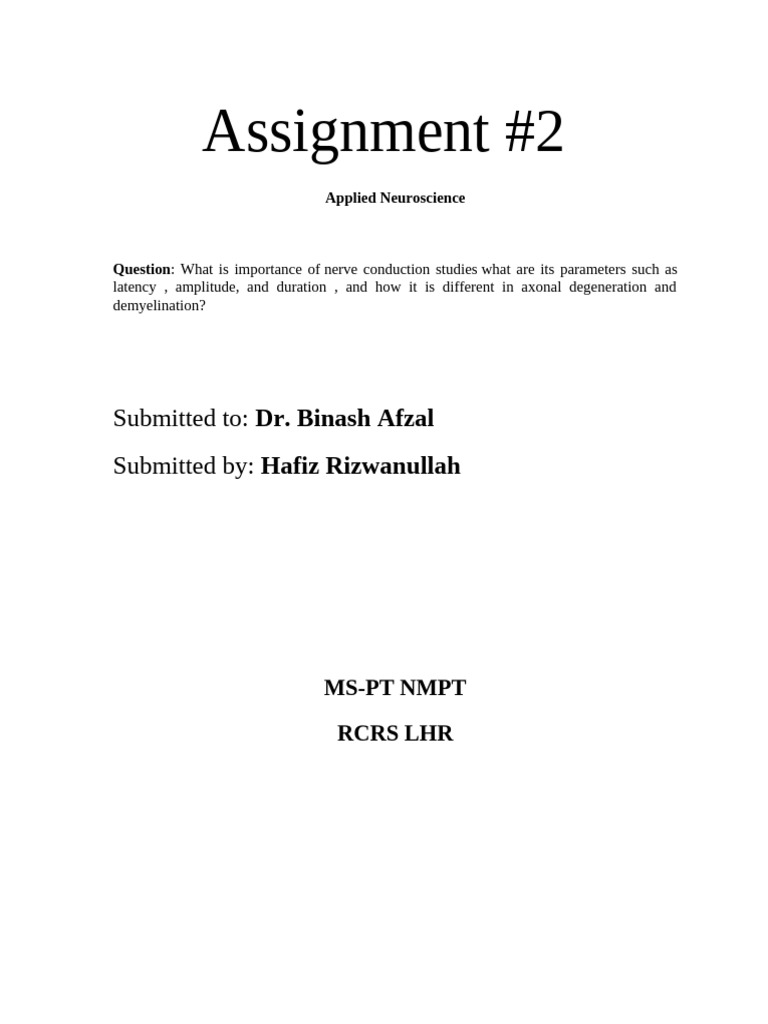 Nerve Conduction Studies | PDF | Nerve | Peripheral Neuropathy