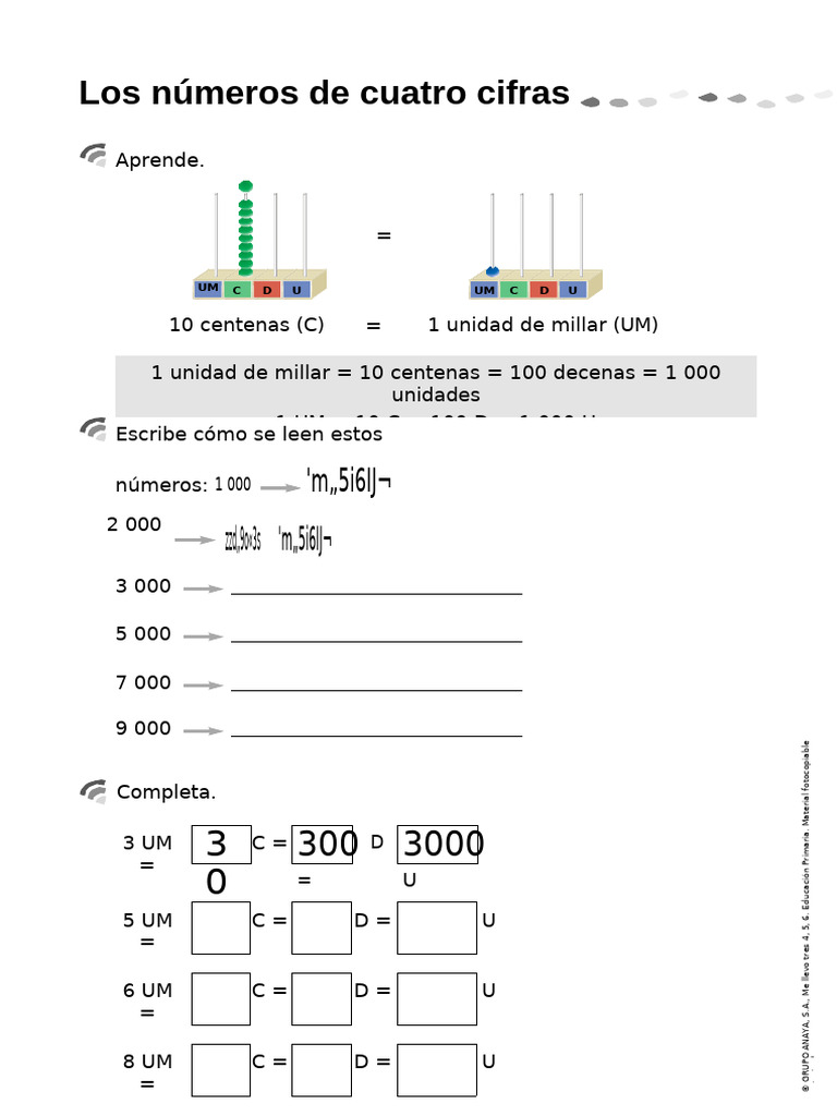 Fichas de Suma en El Abaco | PDF