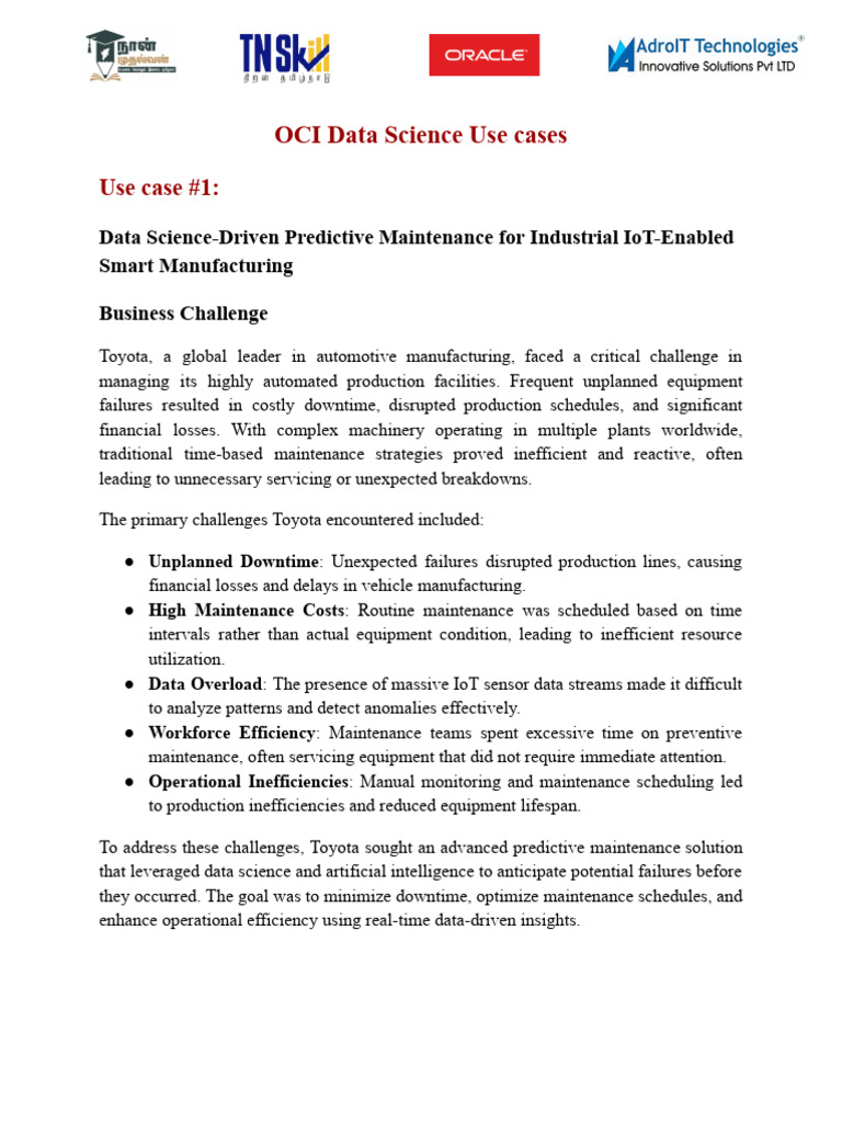 EBPL-Data Science Usecases | PDF | Analytics | Machine Learning