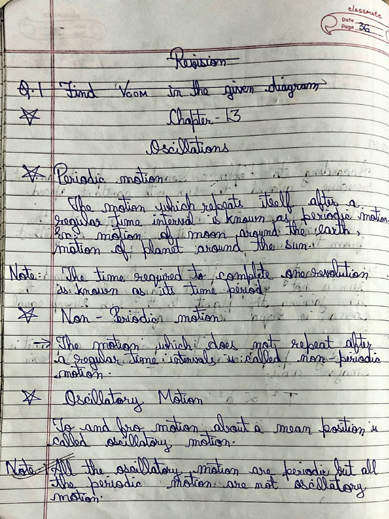 CH 13 Oscillations | PDF