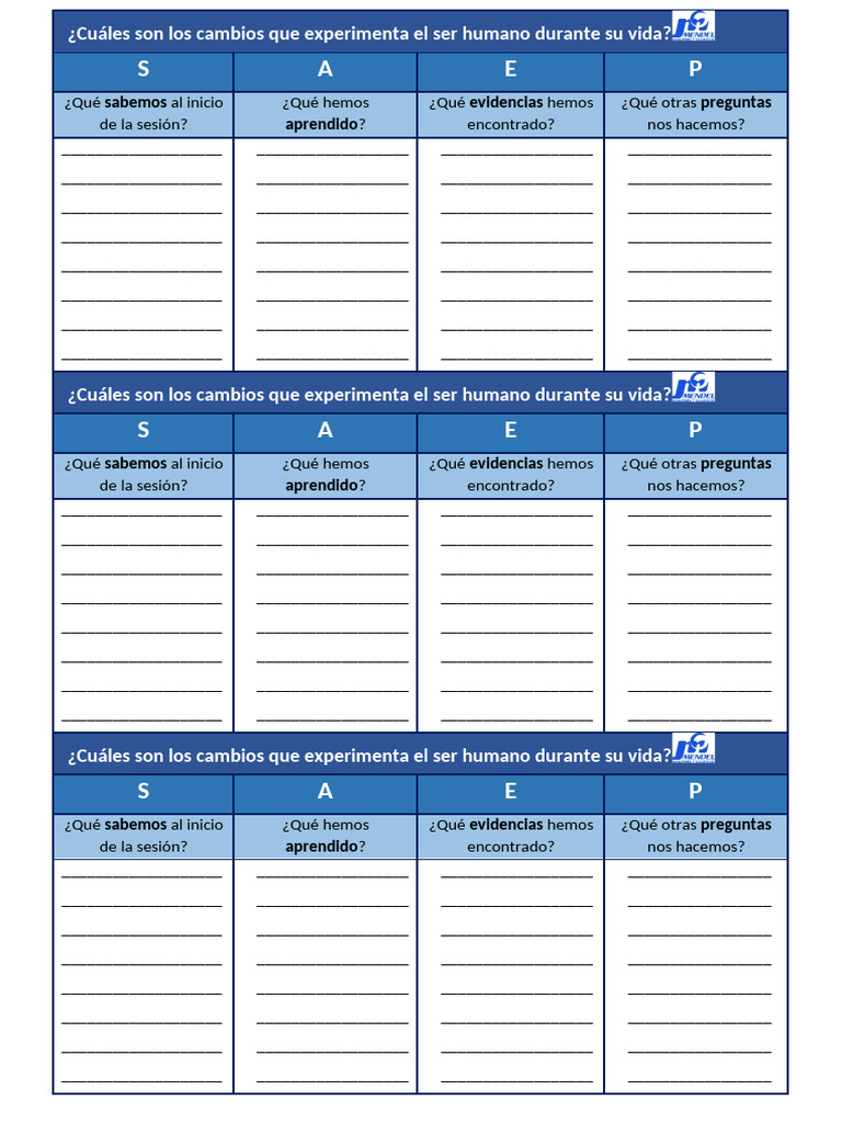 Cuáles Son Los Cambios Que Experimenta El Ser Humano Durante Su Vida | PDF