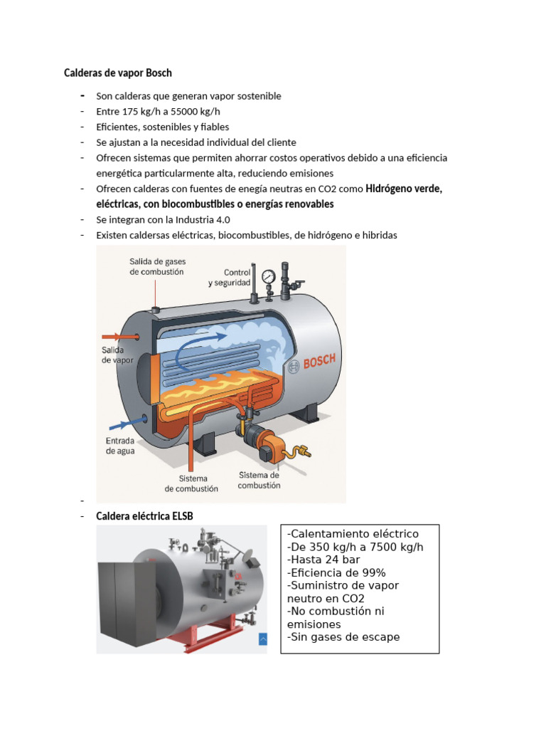 Calderas de Vapor | PDF | Vapor | Combustión