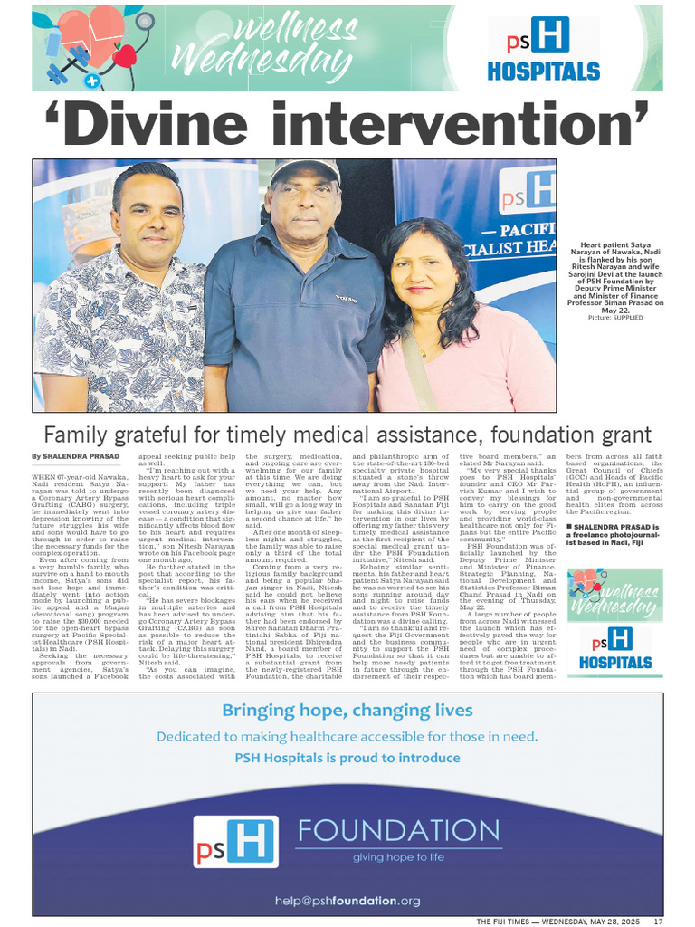 Divine Intervention - Satya Narayan Gets Medical Assistance From PSH ...