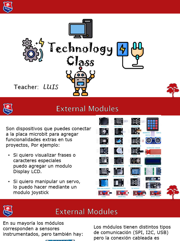 Módulos Externos para Microbit: Guía Completa | PDF | Sensor | Pascal ...