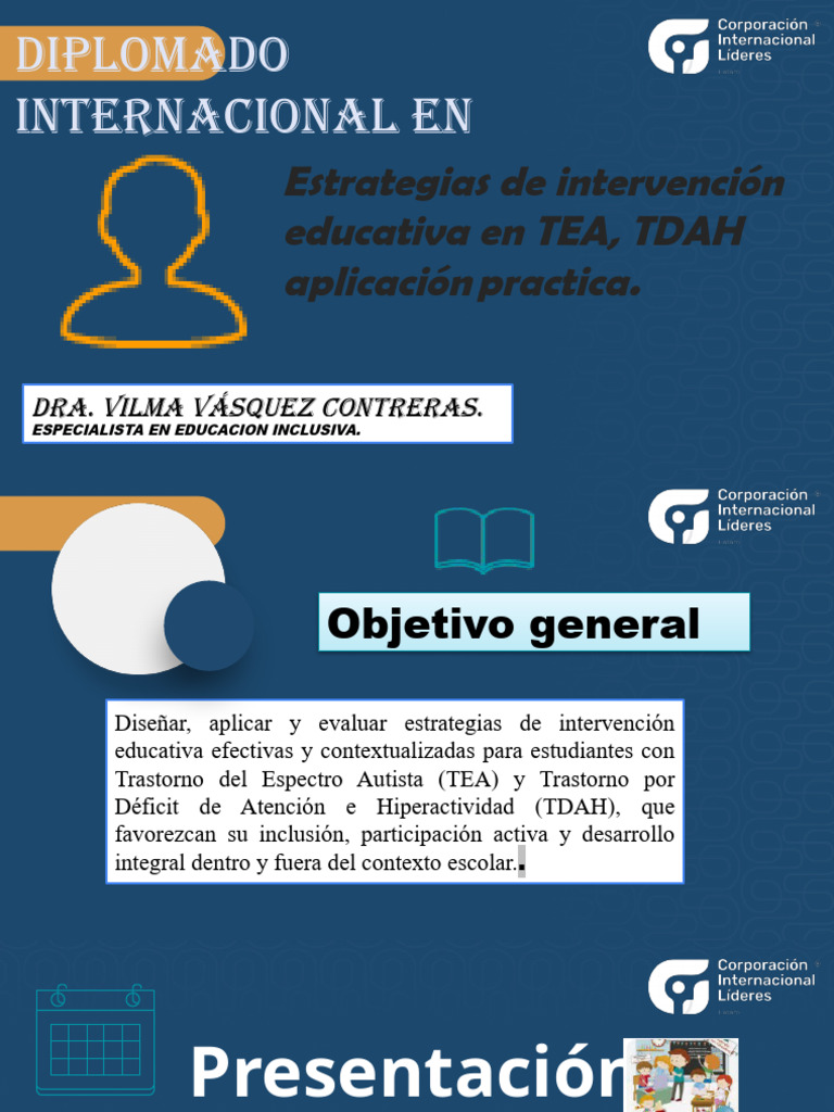 Diplomado Internacional en Estrategias de Intervención Educativa en TEA ...