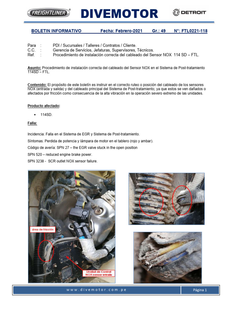 Instalacion Correcta de Cables de Sensores EGR | PDF