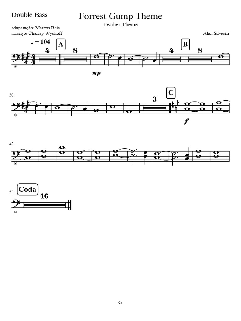 Forrest Gump Double Bass | PDF