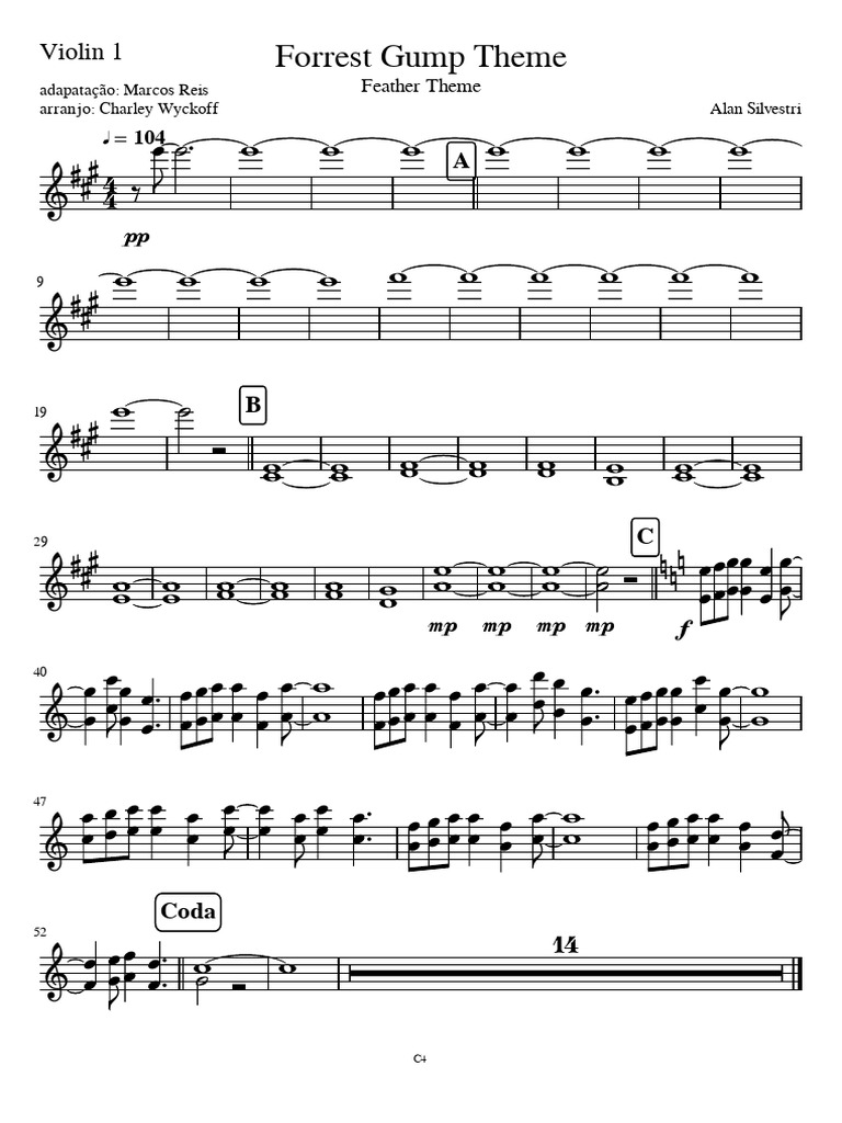 Forrest Gump Violin 1 | PDF