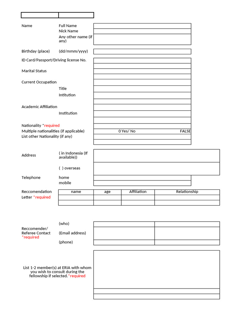 SOG Fellowship Application Form | PDF