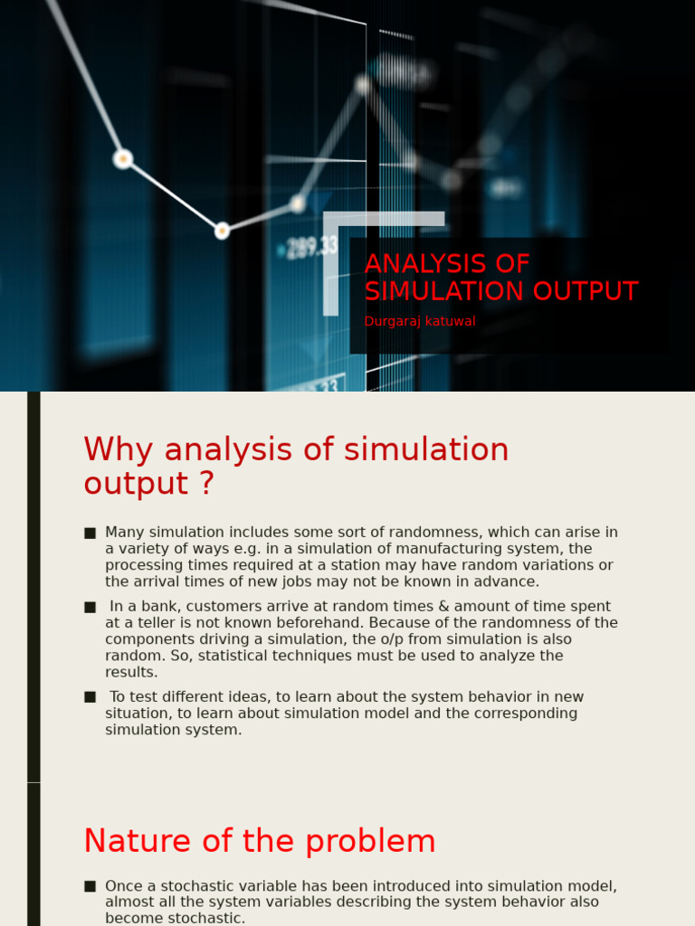 Analysis of Simulation Output | PDF | Bias Of An Estimator | Estimator