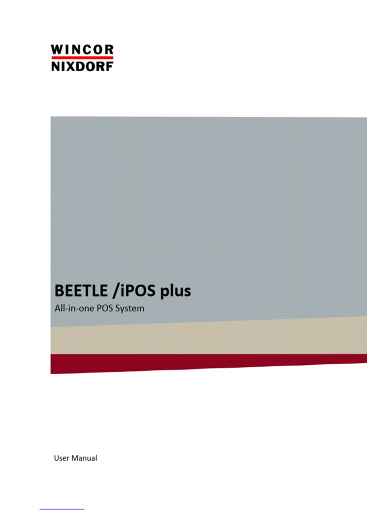 BEETLE iPOS Plus User Manual | PDF | Touchscreen | Electrostatic Discharge