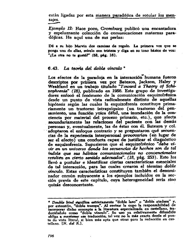 Watzlawich - Teoria de La Comunicacion Humana (Book) .PDF-101-134 | PDF