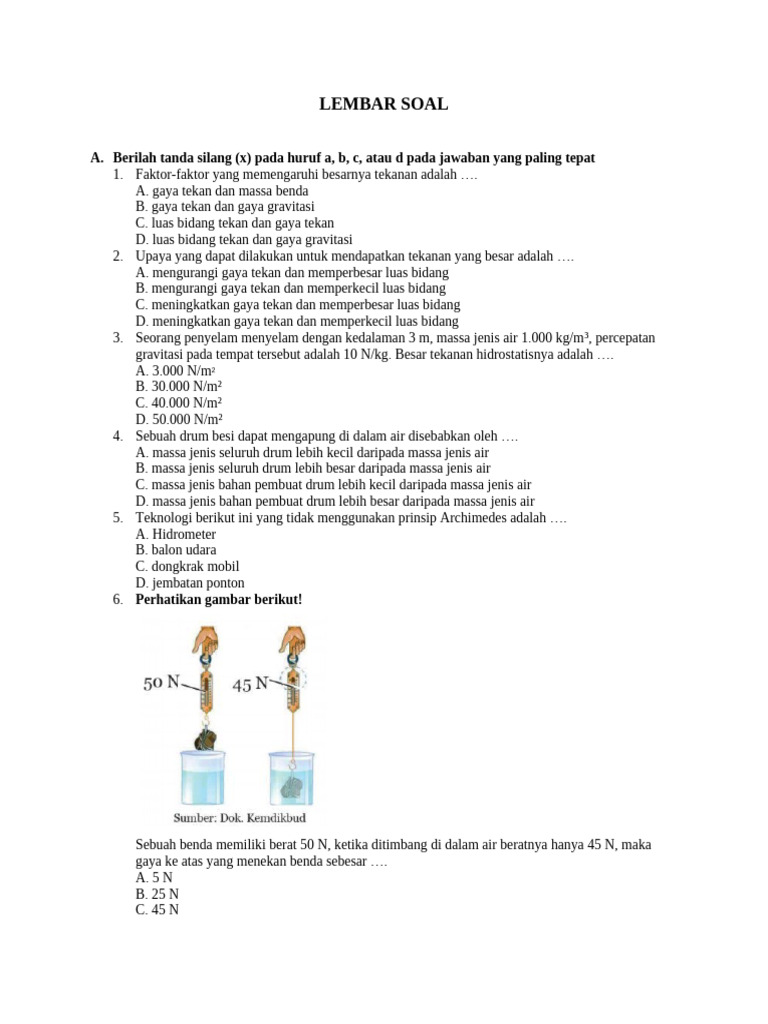 Soal PTS 2 Ipa Kelas Viii | PDF