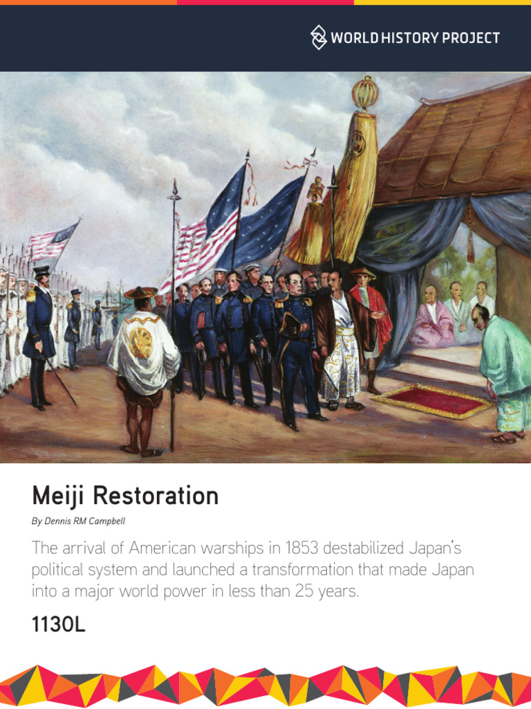 WHP-1200 5-2-5 Read - Meiji Restoration - 1130L | PDF | Empire Of Japan ...