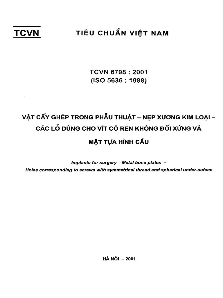 Tieu Chuan Vat Cay Ghep Trong Phau Thuat | PDF