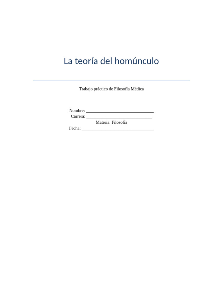 Crítica a la Teoría del Homúnculo | PDF | Pseudociencia | Evidencia
