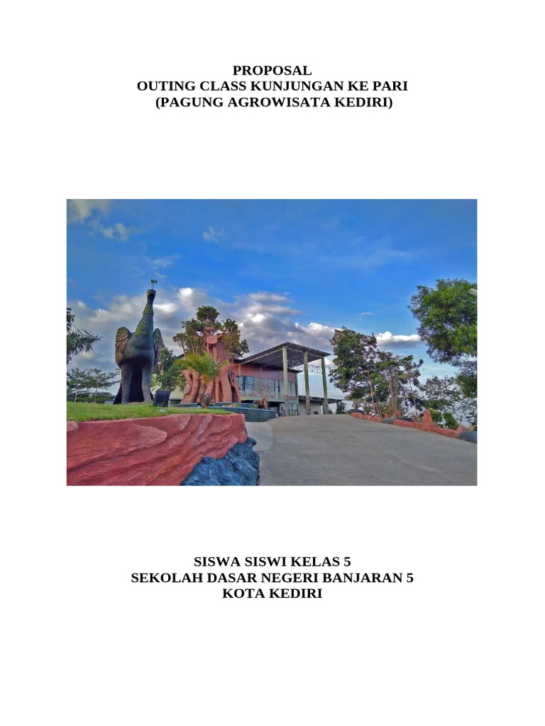 Contoh Proposal Outing Claas | PDF