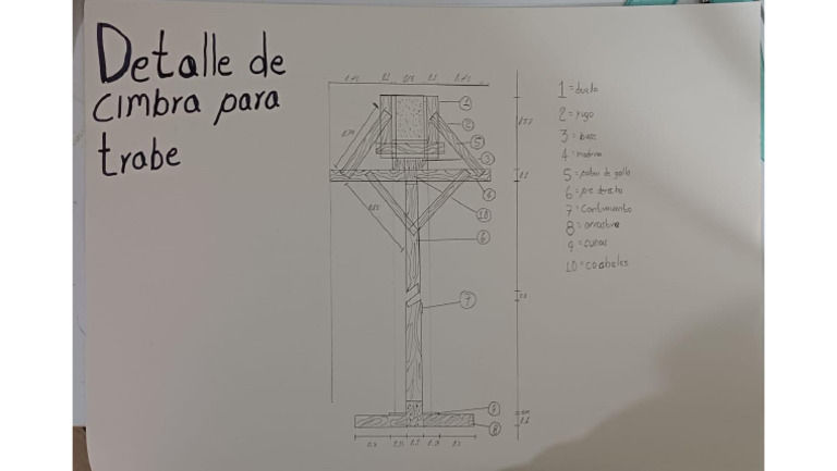DC-04 Detalle de Cimbra para Trabe. | PDF