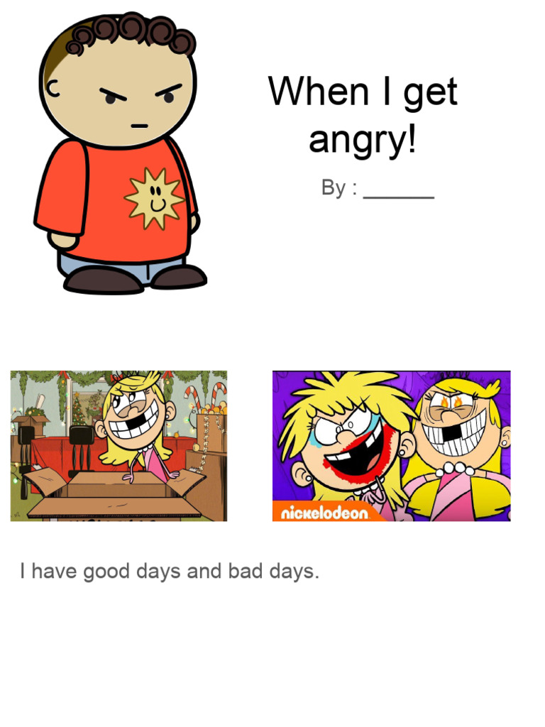 Social Story - When I Get Angry! | PDF