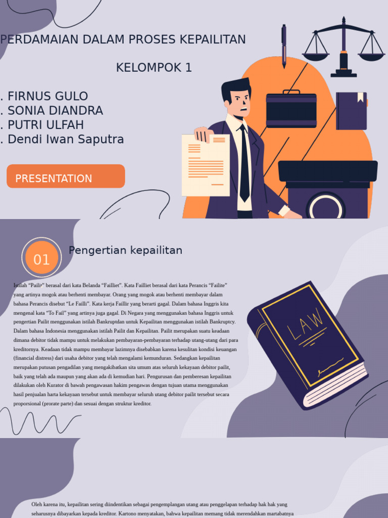 Ekt II Kelompok Hukum Kepailitan | PDF