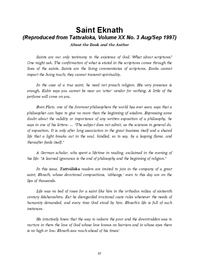Eknath | PDF | Krishna | Hinduism
