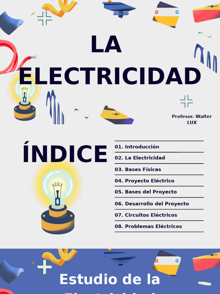 Estudio Completo de la Electricidad | PDF
