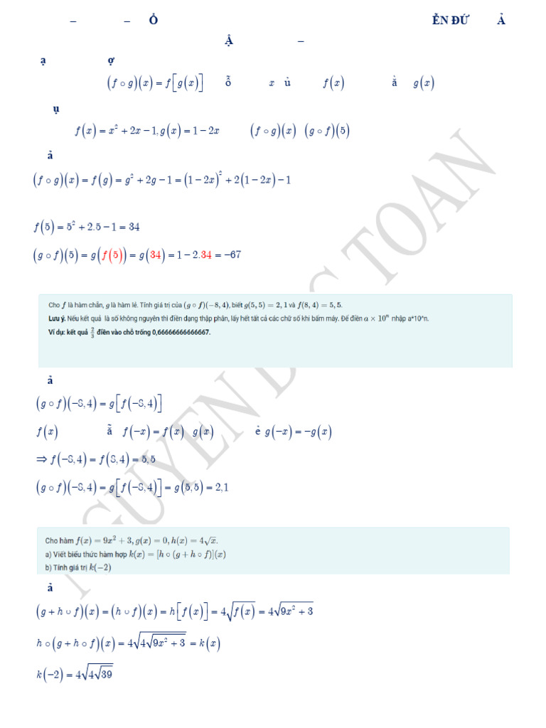 Otmt - Toan 1 - B1 | PDF