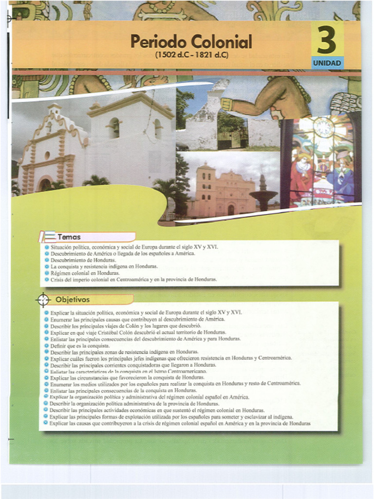 Periodo Colonial en Honduras | PDF
