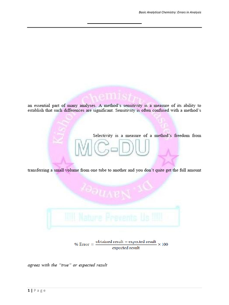 Accuracy and Precision L2 | PDF | Observational Error | Accuracy And Precision