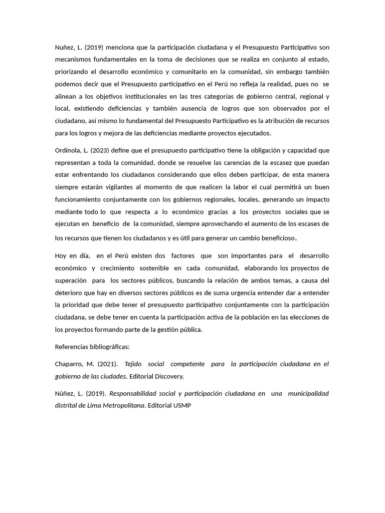 clases de participacion | PDF