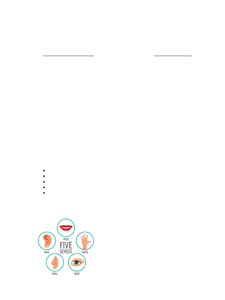 Five Senses Semi Detailed Lesson Plan | PDF | Senses | Teachers