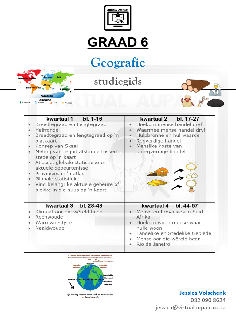 Gr6 SW Geo Studiegids Zzidgd | PDF