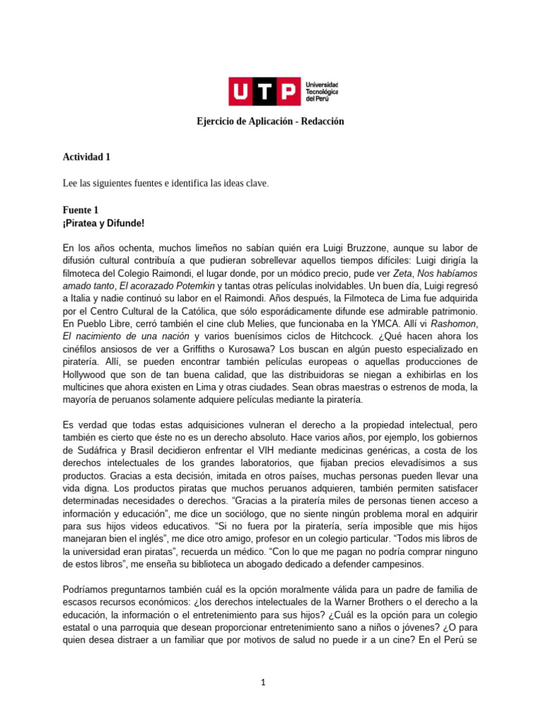 Tarea I Kris | PDF | Infracción de copyright | Contrabando