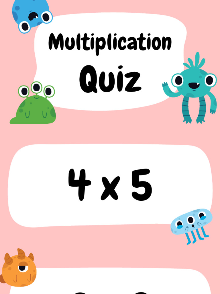 Colourful Monster Themed Multiplication Quiz - 20250527 - 230541 - 0000 ...