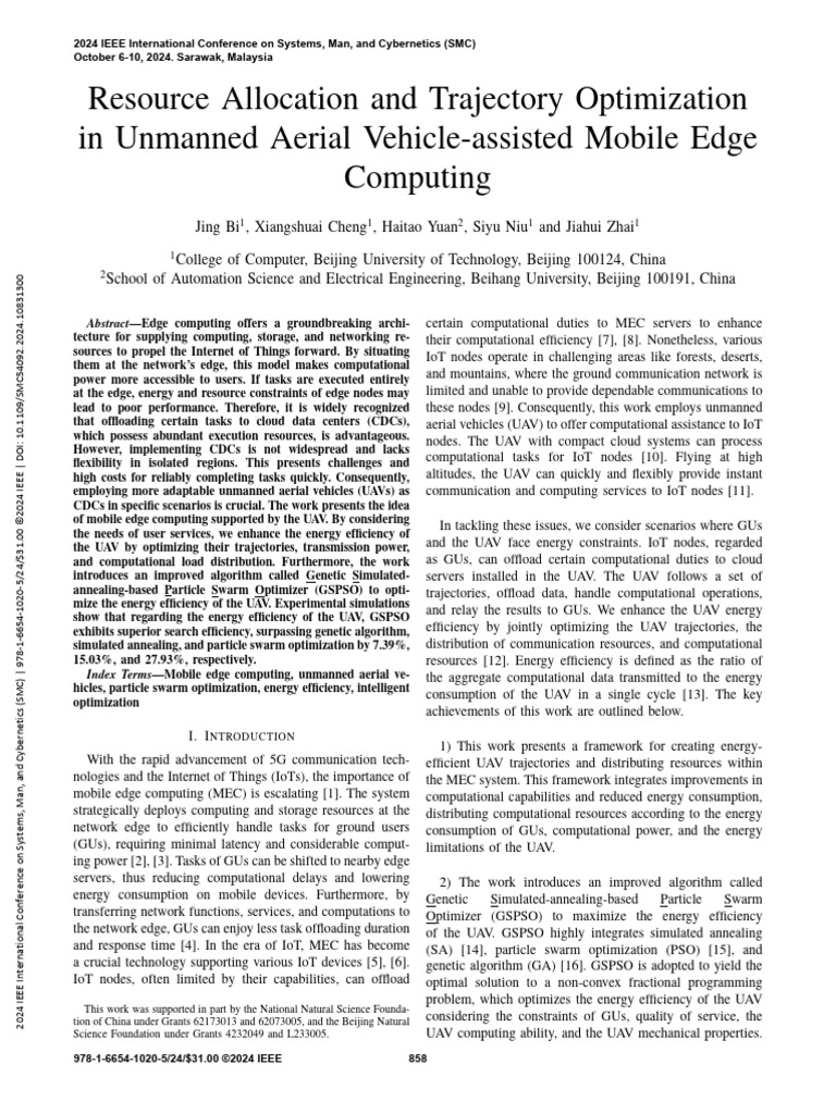 Resource Allocation And Trajectory Optimization In Unmanned Aerial Vehicle Assisted Mobile Edge