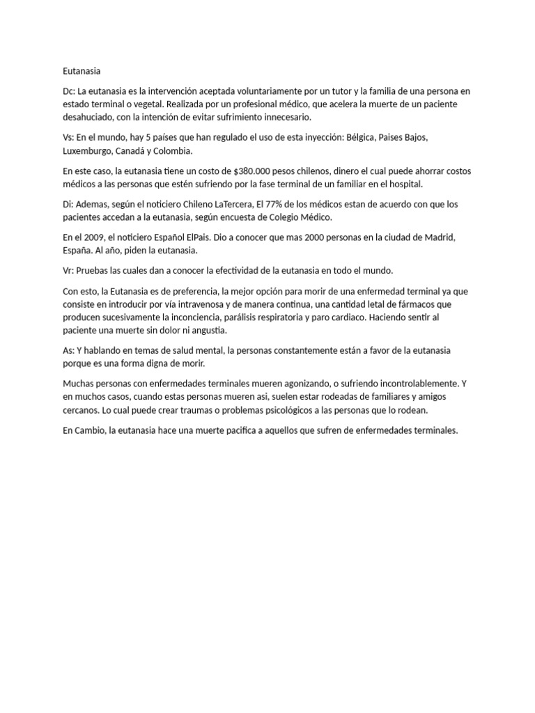 Eutanasia | PDF