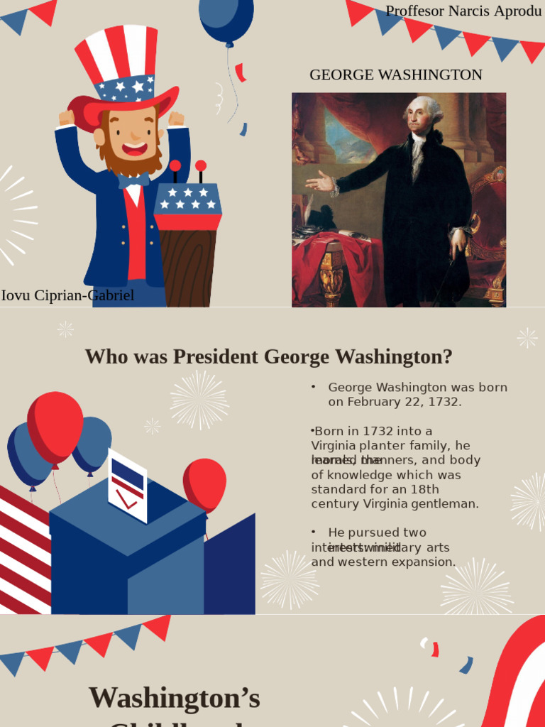 George Washington-Iovu Ciprian Gabriel Project | PDF | George ...