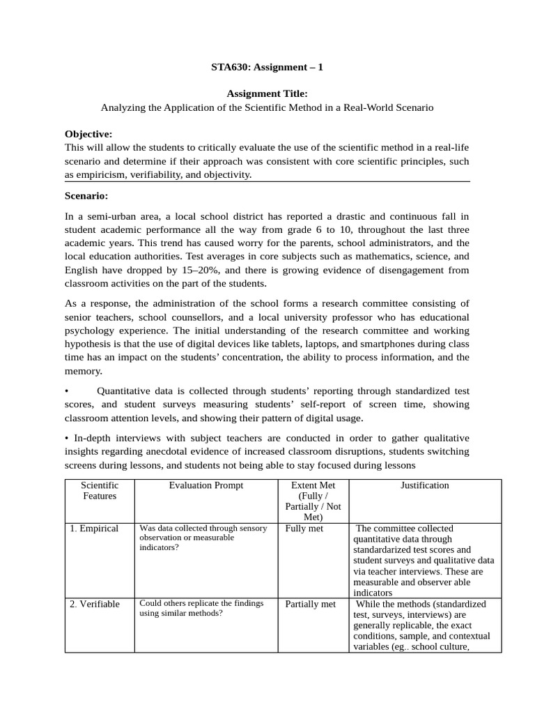 Spring 2025_STA630_1 (2) | PDF | Scientific Method | Data